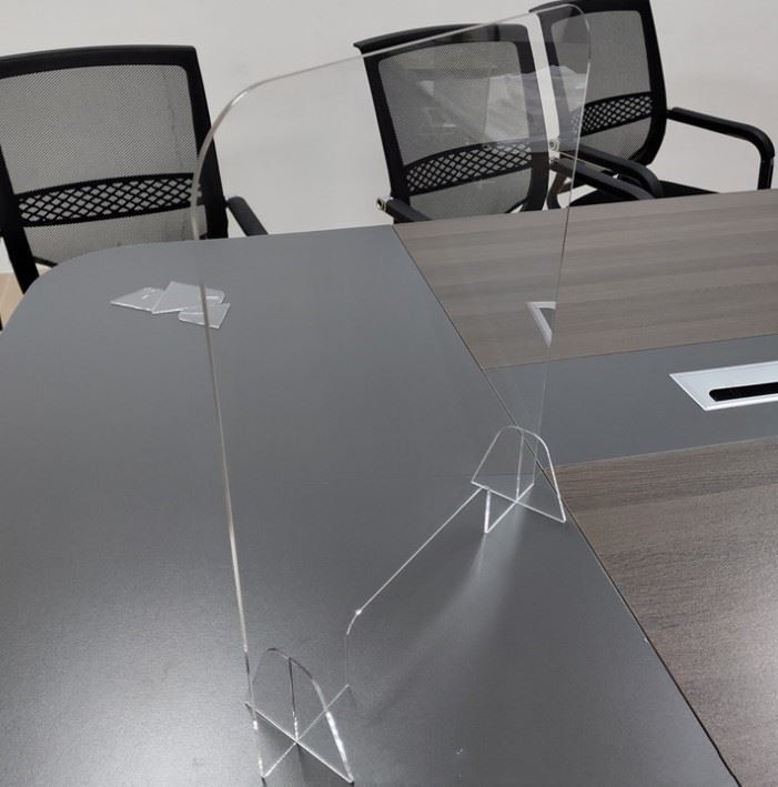 Clear Acrylic Tüsszentés / Splash Guard Counter Top Protector gyártók ...